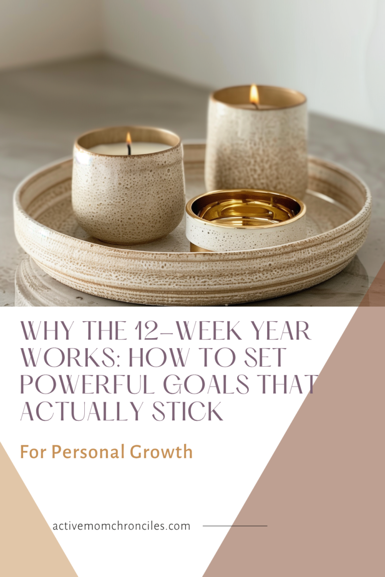 Why the 12-Week Year Works: How to Set Powerful Goals That Actually Stick - Active Mom Chronicles